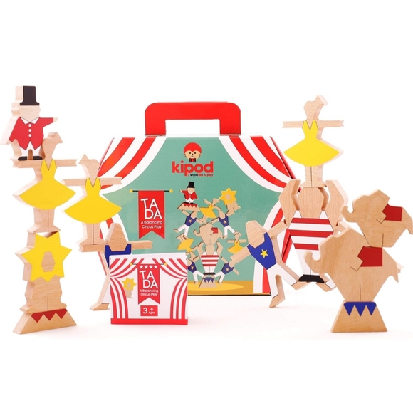 Toys | Tada Circus Playset Colorful Wooden Toy Stacking Set | Poshmark